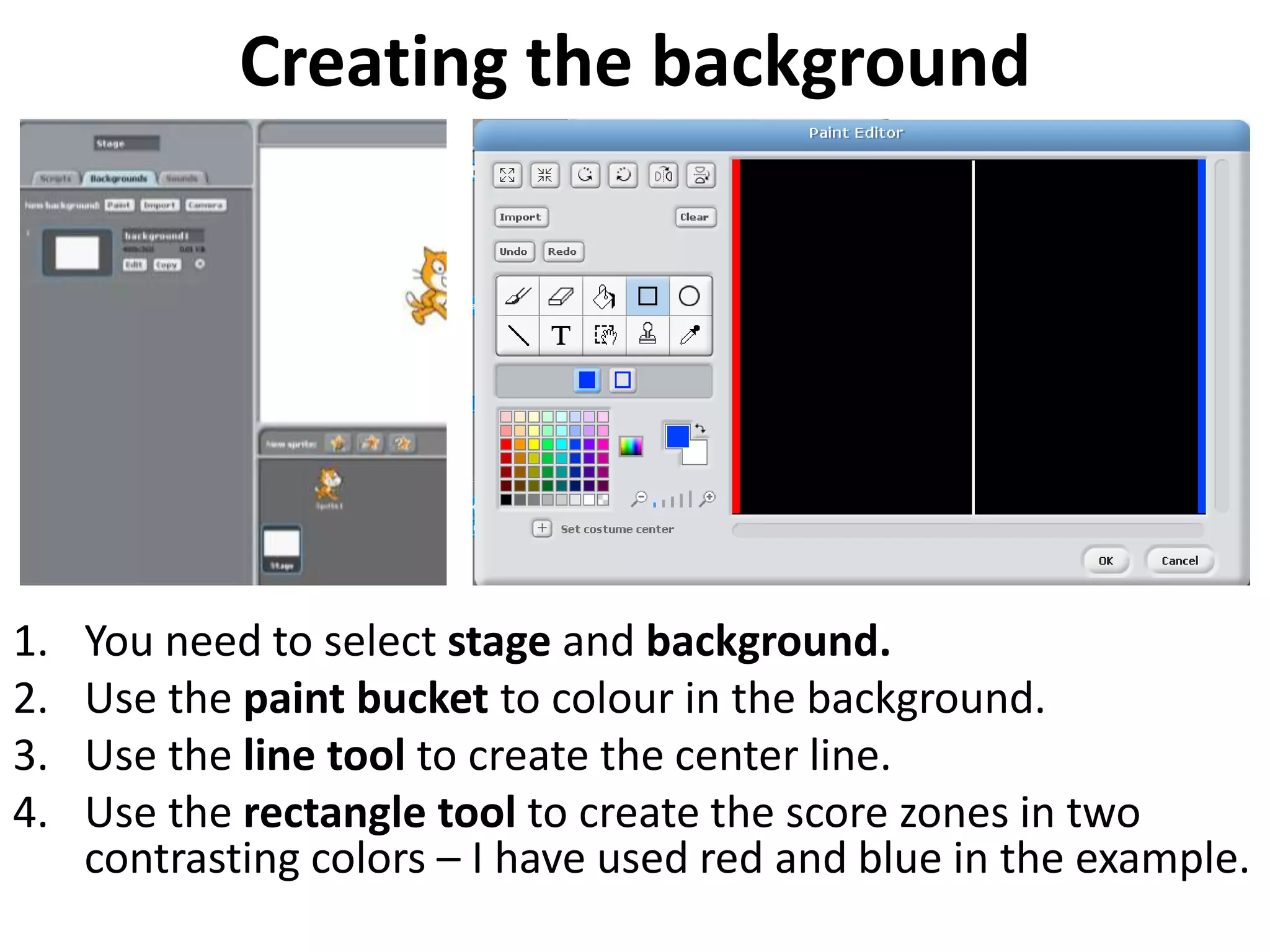 Pong on SCRATCH Directions | PPT