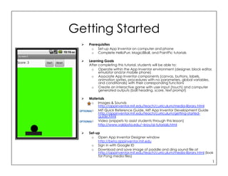 Pong 5a_pdf programmation dans scratch et mblock | PPT