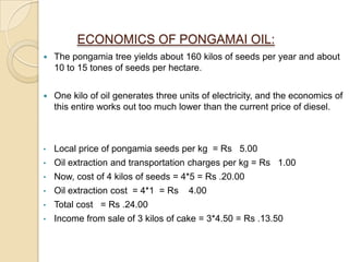 Pongamia power point | PPTX