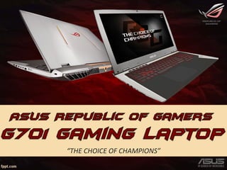 Advertising ASUS Gaing Laptop | PPT