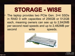 Advertising ASUS Gaing Laptop | PPT