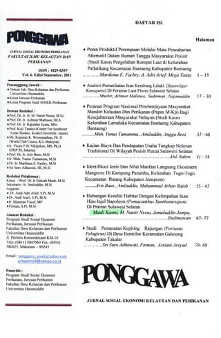 Hubungan Kondisi Habitat dengan Kelimpahan Ikan Injel Napoleon ...