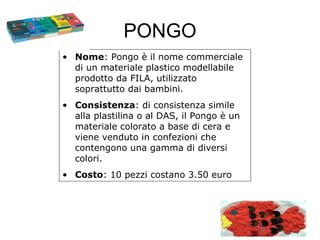 Pongo, didò, pasta di sale a confronto | PPT