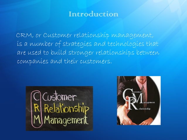 CRM assignment | PPT | Business | Business and Finance