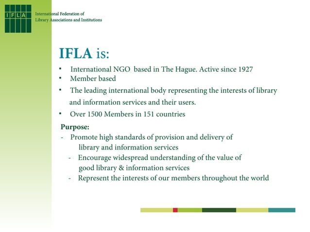 An introduction to IFLA | PPT