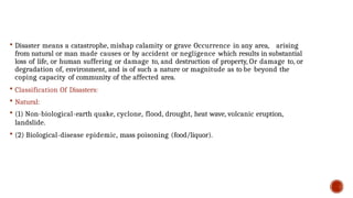 Mass disaster fmt for the student seminor | PPTX