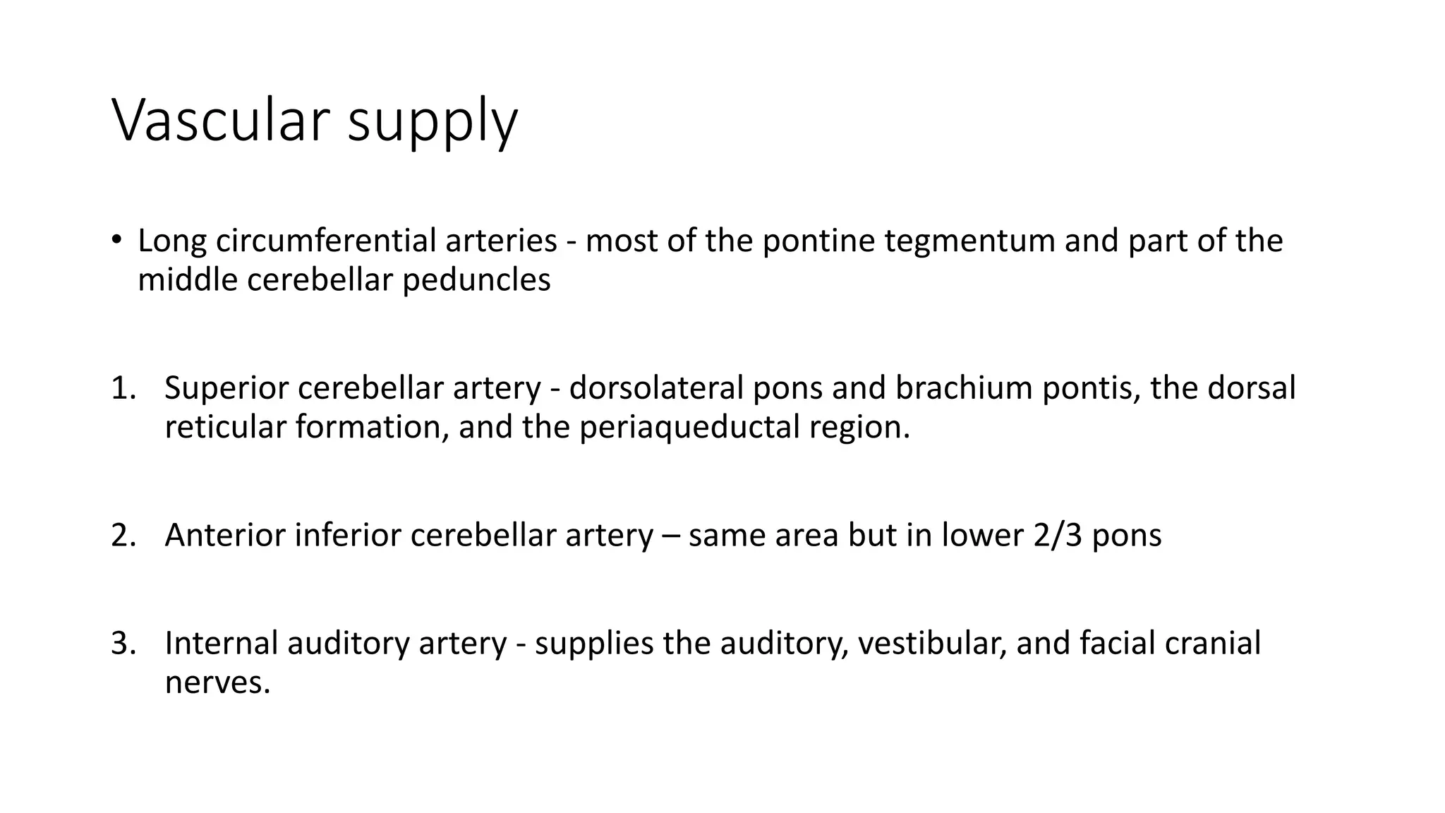 Anatomy of Pons | PPTX