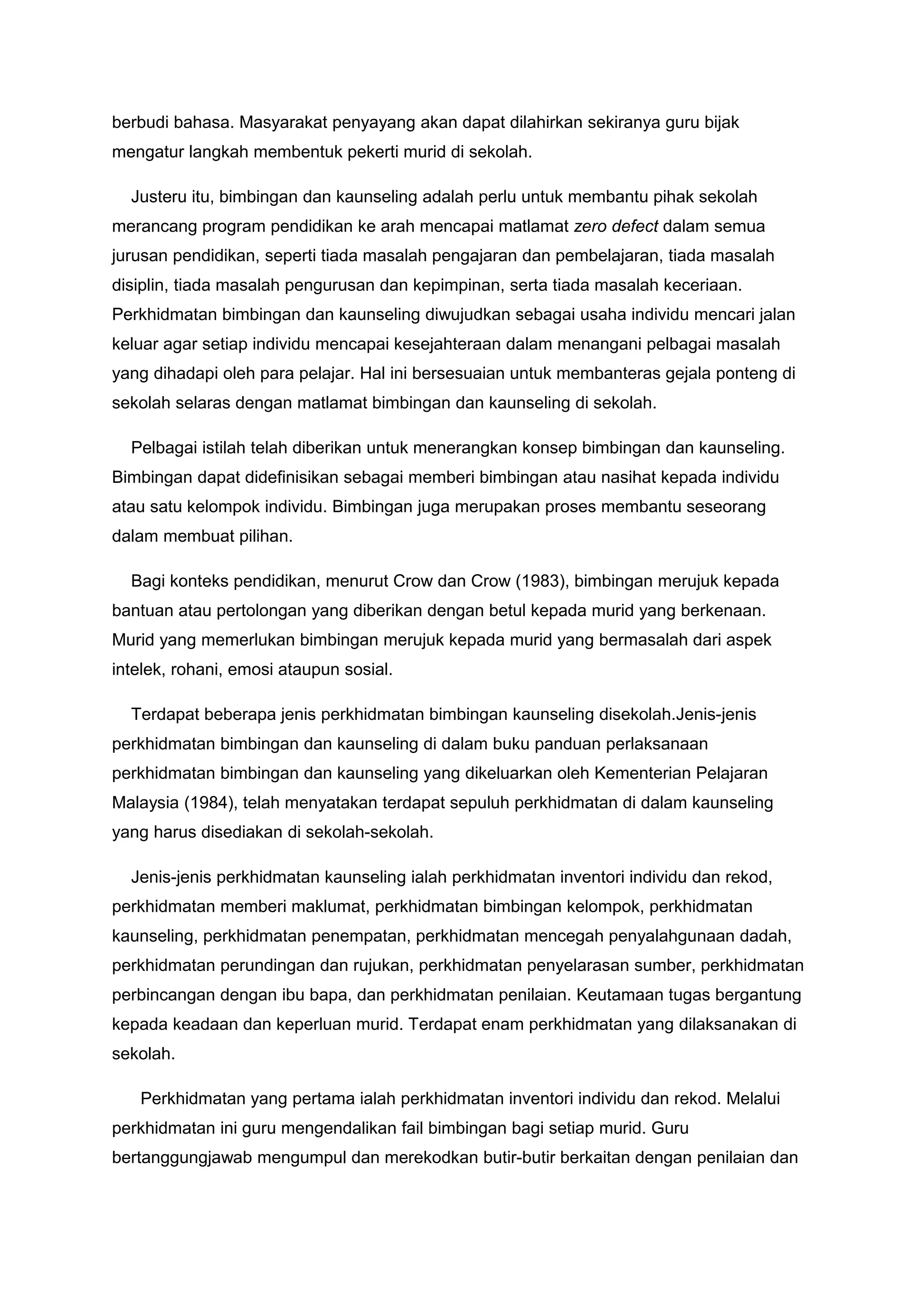 Ponteng merupakan satu perbuatan salah laku dan melanggar peraturan ...