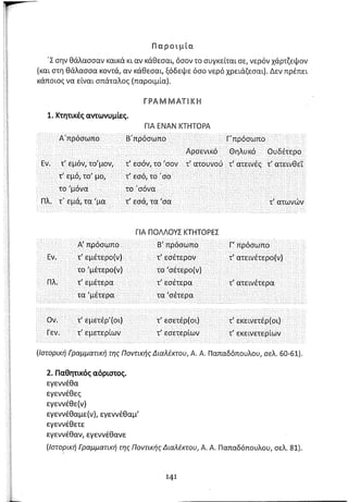 Μαθήματα στη Ποντιακή Διάλεκτο | PDF