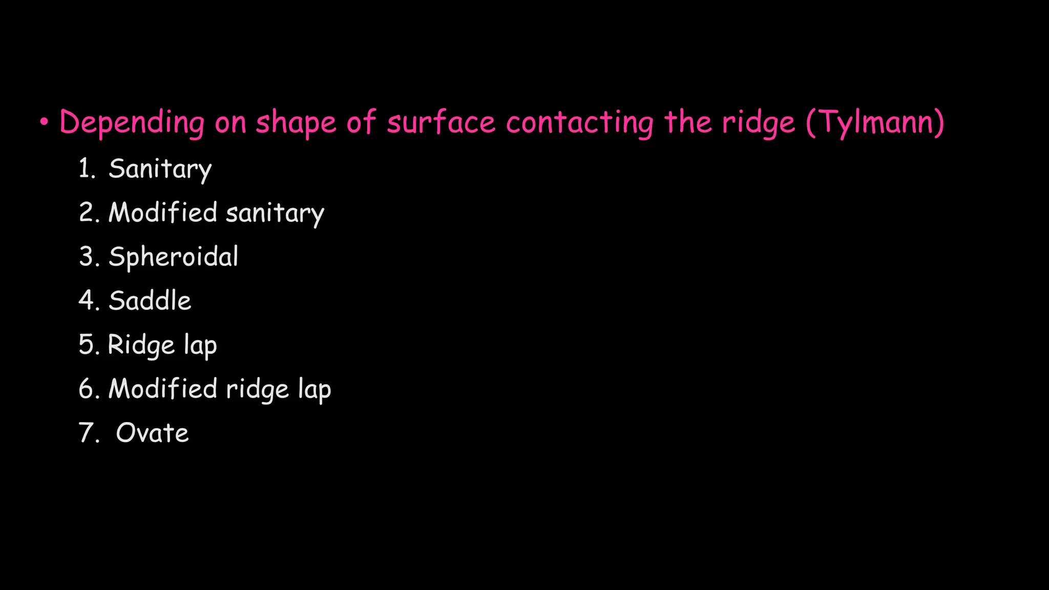 Pontic and pontic designs | PPTX