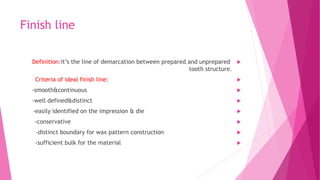 Pontic design and finish line.pptx