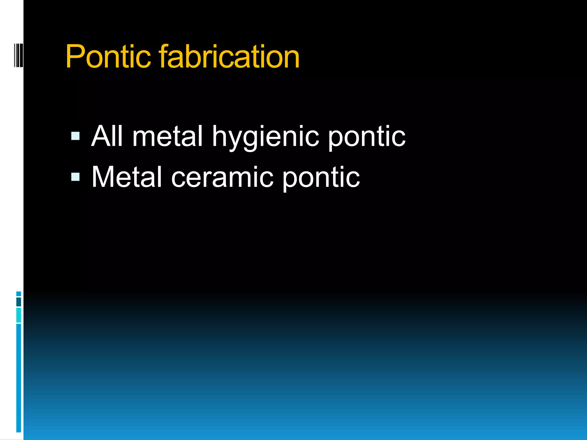 Pontics | PPTX