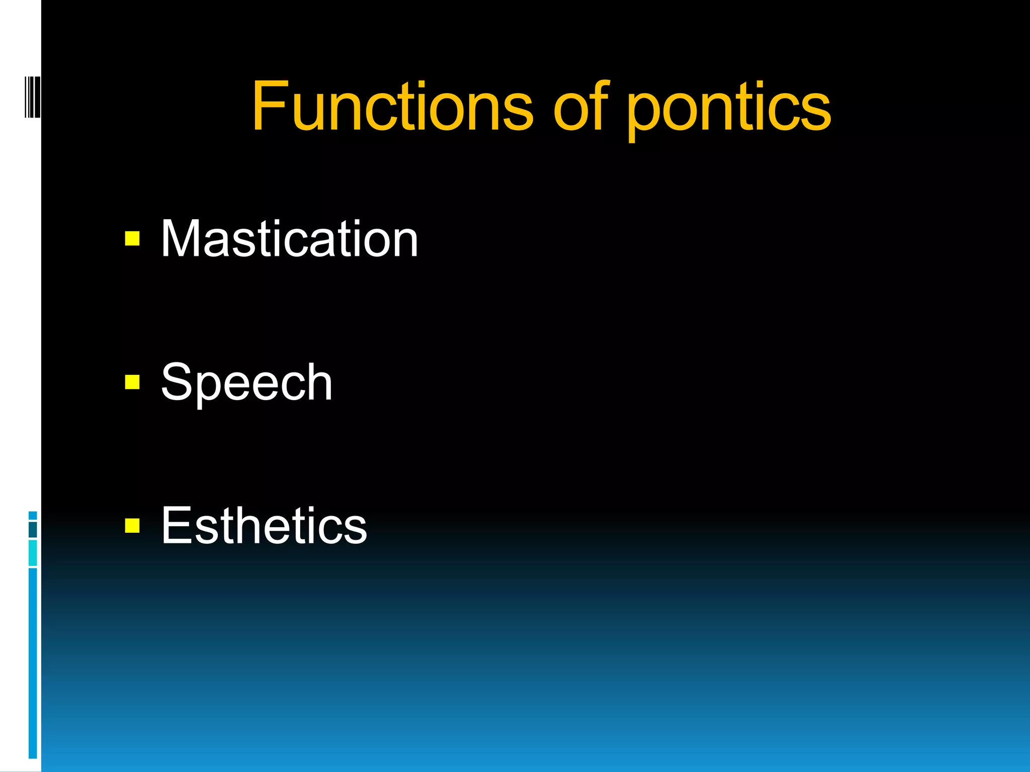 Pontics | PPTX