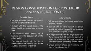 Pontics in Fixed Partial Denture | PPTX