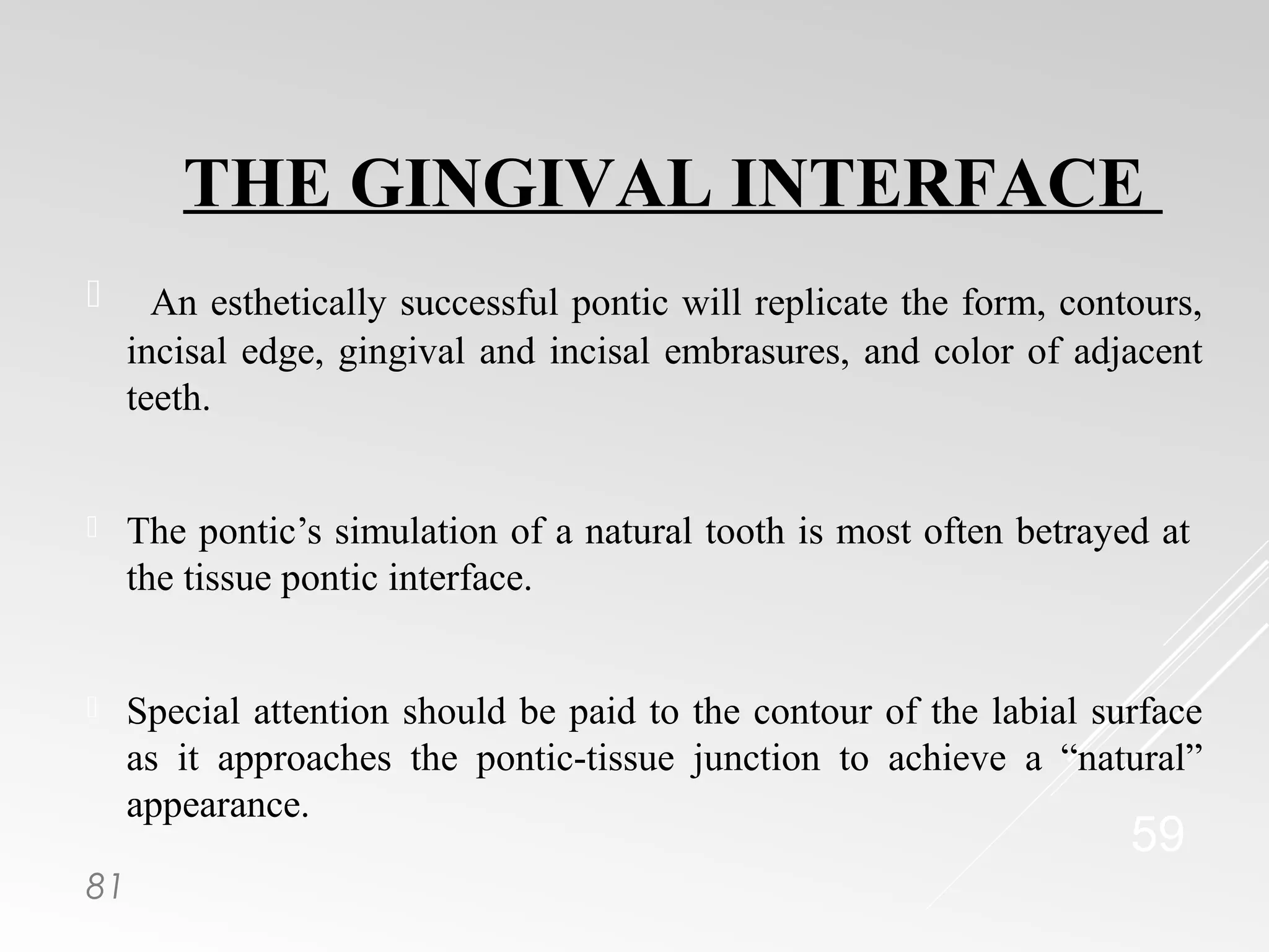 Pontics in Fixed Partial Dentures | PPT