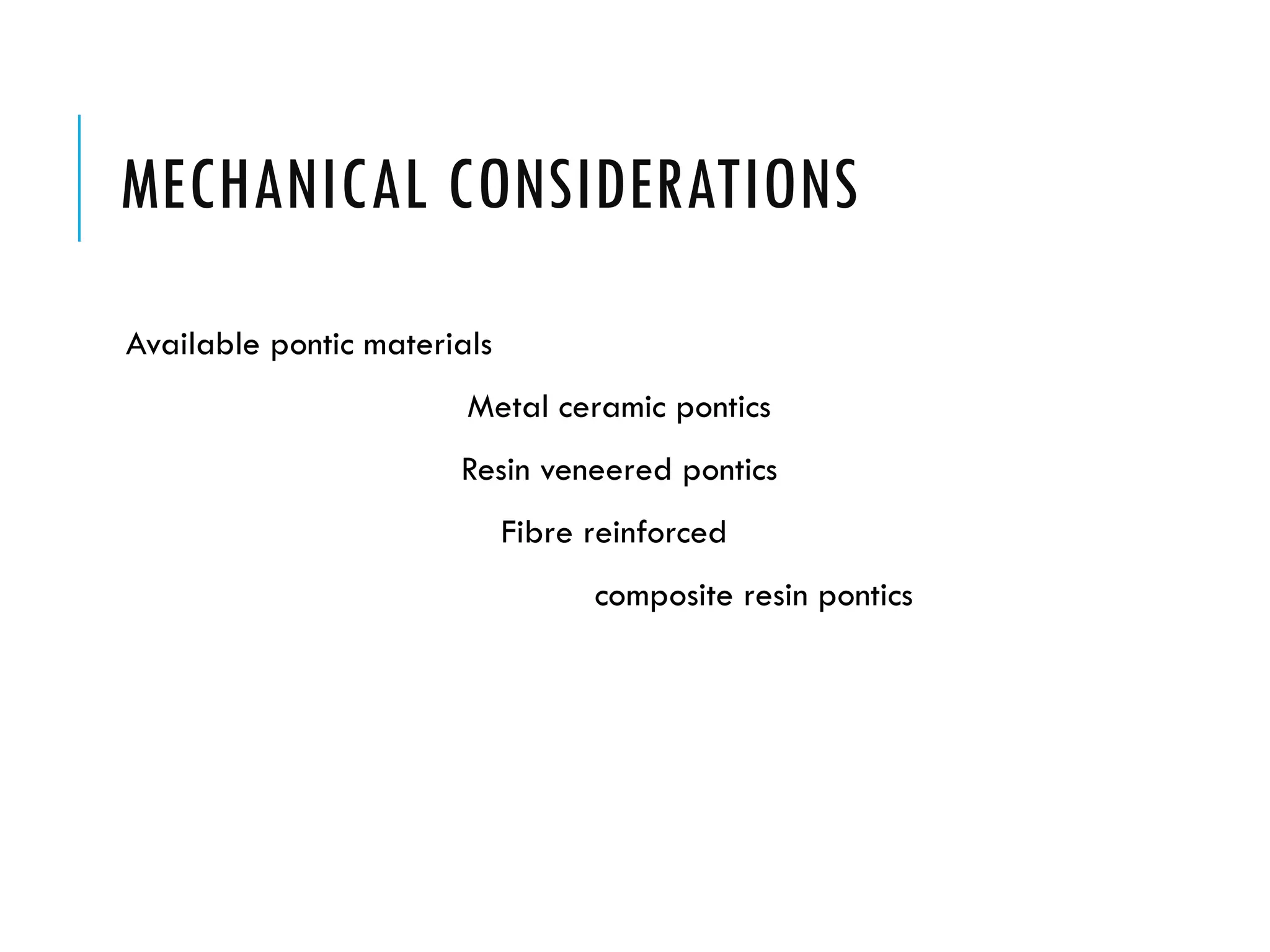 pontics retainers & connectors in FPD.pptx