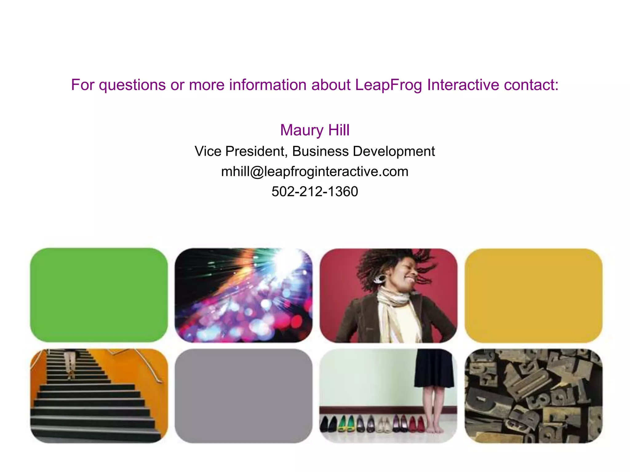 Leapfrog Interactive Pontiflex | PPT
