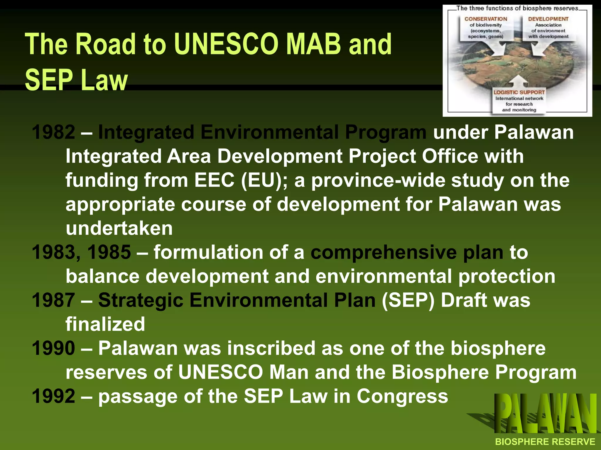 Pontillas, J. Role of UNESCO's Man and Biosphere Reserves in Climate ...