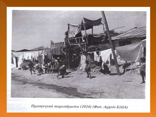 ΟΙ ΠΡΟΣΦΥΓΕΣ ΤΟΥ 1922 ΚΑΙ Η ΕΓΚΑΤΑΣΤΑΣΗ ΤΟΥΣ ΣΤΗ ΔΡΑΜΑ | PPTX