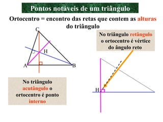 Pontos NotáVeis Do TriâNgulo1 | PPT