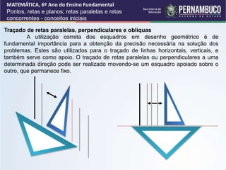 Pontos, retas e planos | PPTX