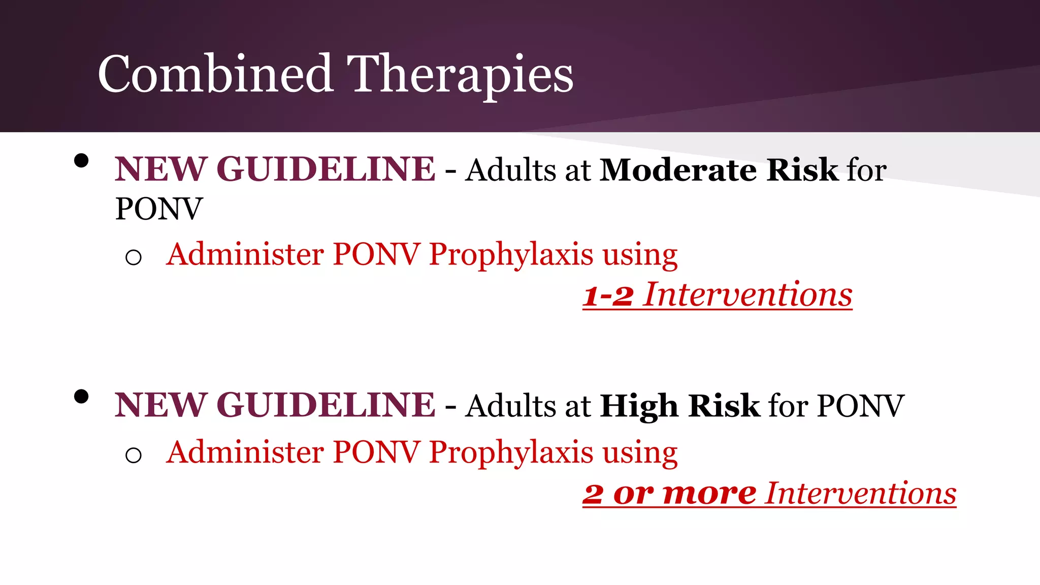 Exploration of Postoperative Nausea and Vomiting | PPTX