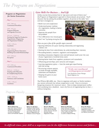 Harvard Negotiation Training | PDF