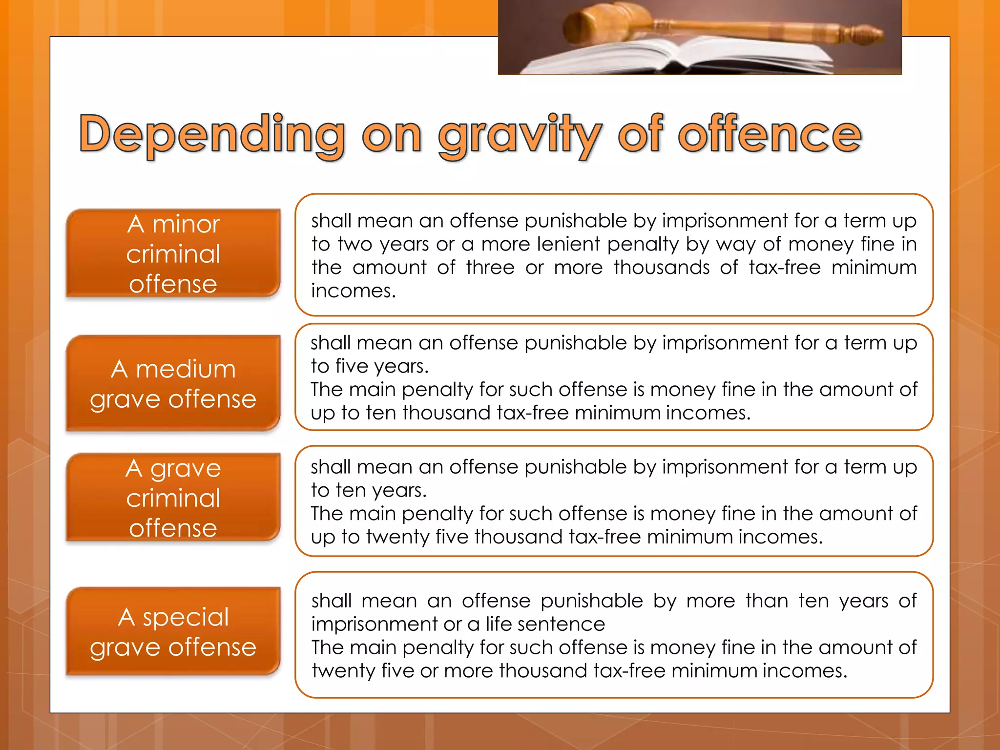 The crimes: concept, elements and types | PPTX