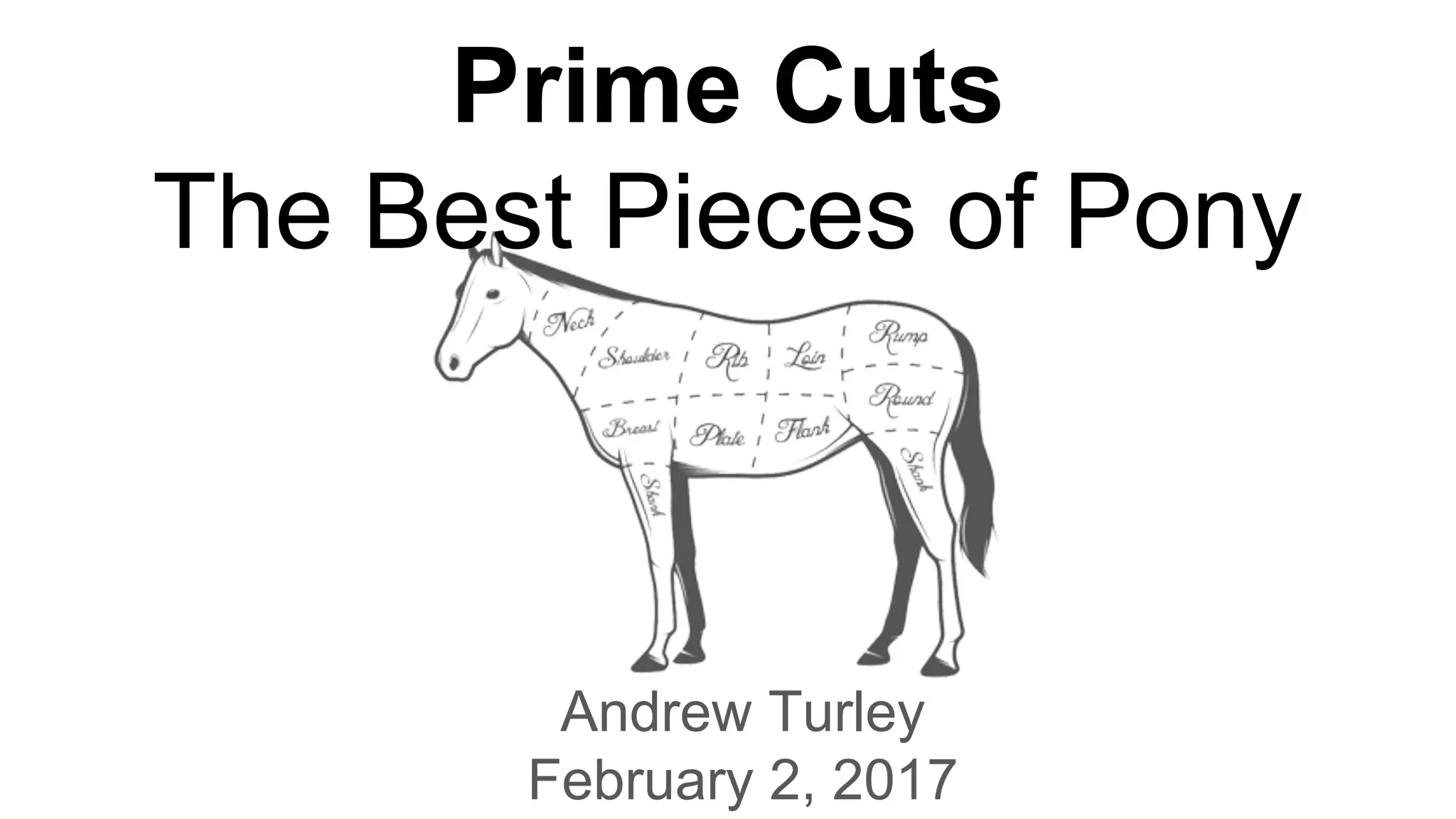 Pony vug prime cuts the best pieces of pony | PPT