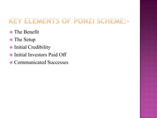 Ponzi scheme | PPTX