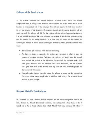 Ponzi scheme | DOCX