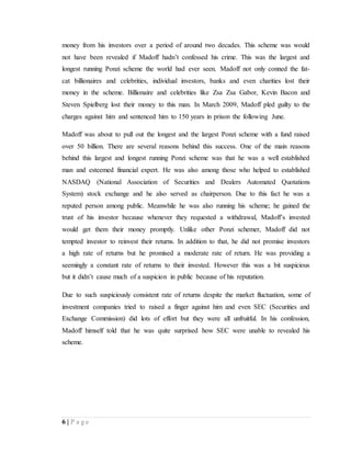 Ponzi scheme | PDF