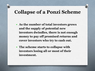 Ponzi schemes | PPTX