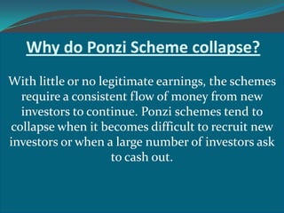 Ponzi schemes | PPT