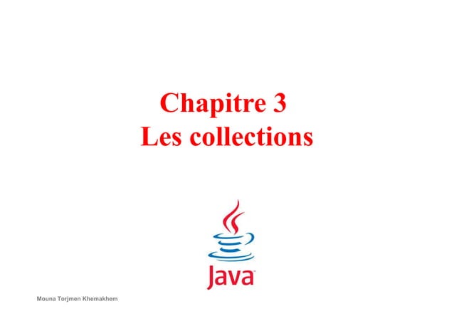 POO Java Chapitre 3 Collections | PPT