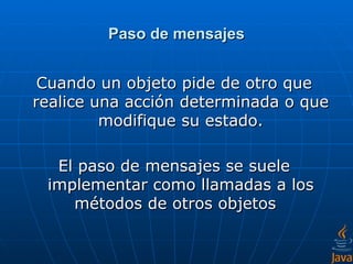 Poo Programacion Orientada A Objetos Java | PPS | Programming Languages | Computing