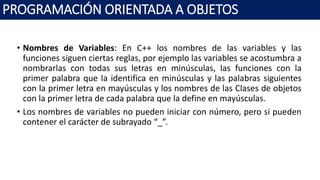 Programacion Orientada a Objetos - Unidad 2 clases y objetos | PPT ...