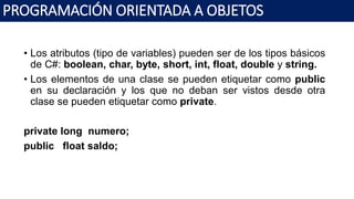 Programacion Orientada a Objetos - Unidad 2 clases y objetos | PPT