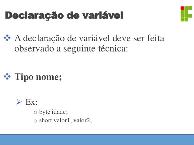 Variveis Constantes E Tipos De Dados