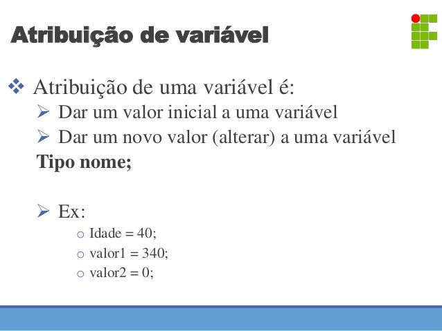 Poo1 Aula 4 Tipos De Dados Variáveis Constantes
