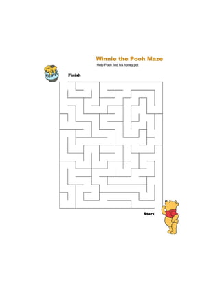 Pooh Activity Book | PDF