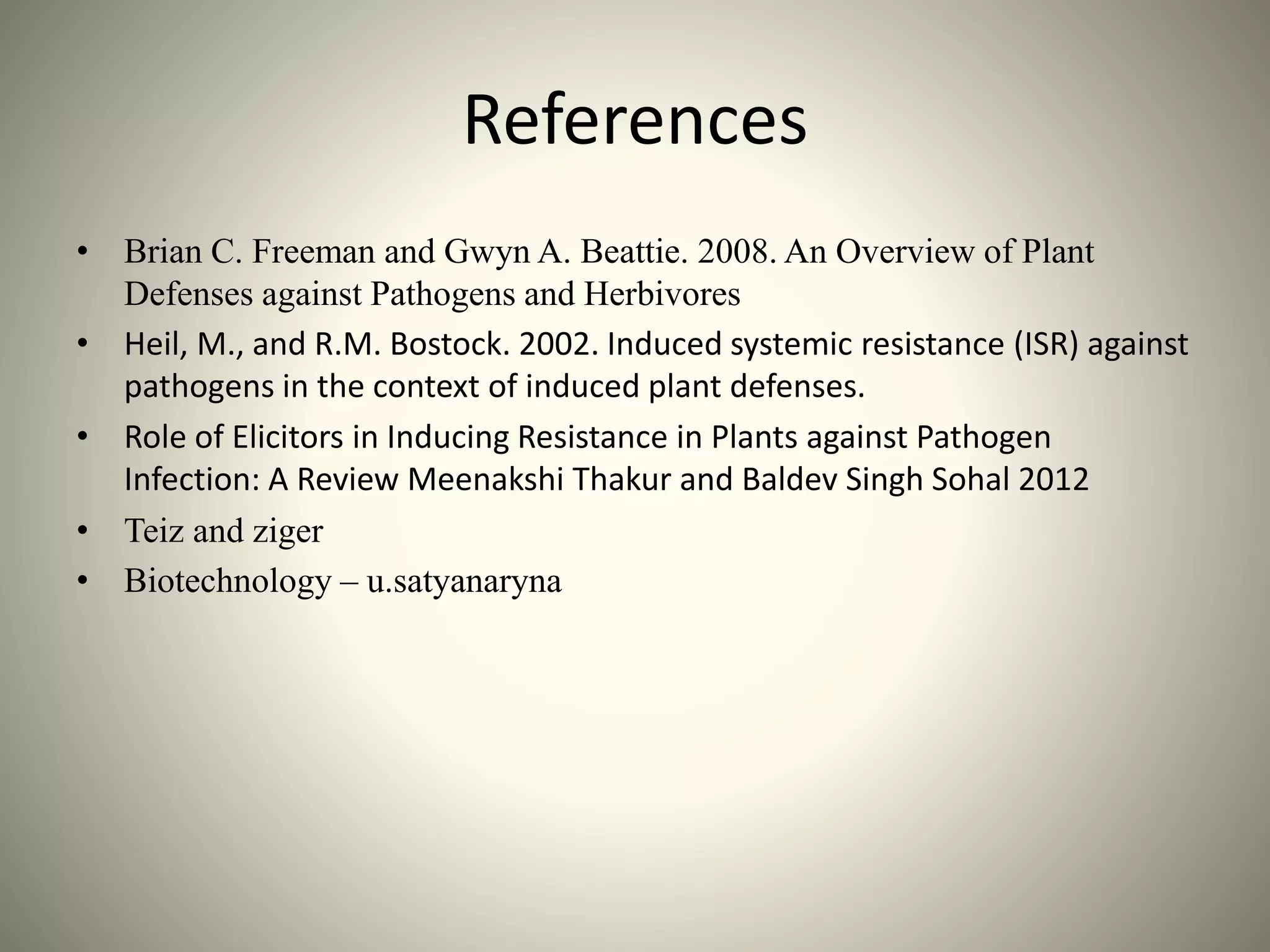 Plant Pathogen Interaction | PPTX