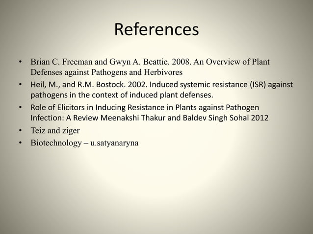 Plant Pathogen Interaction | PPTX