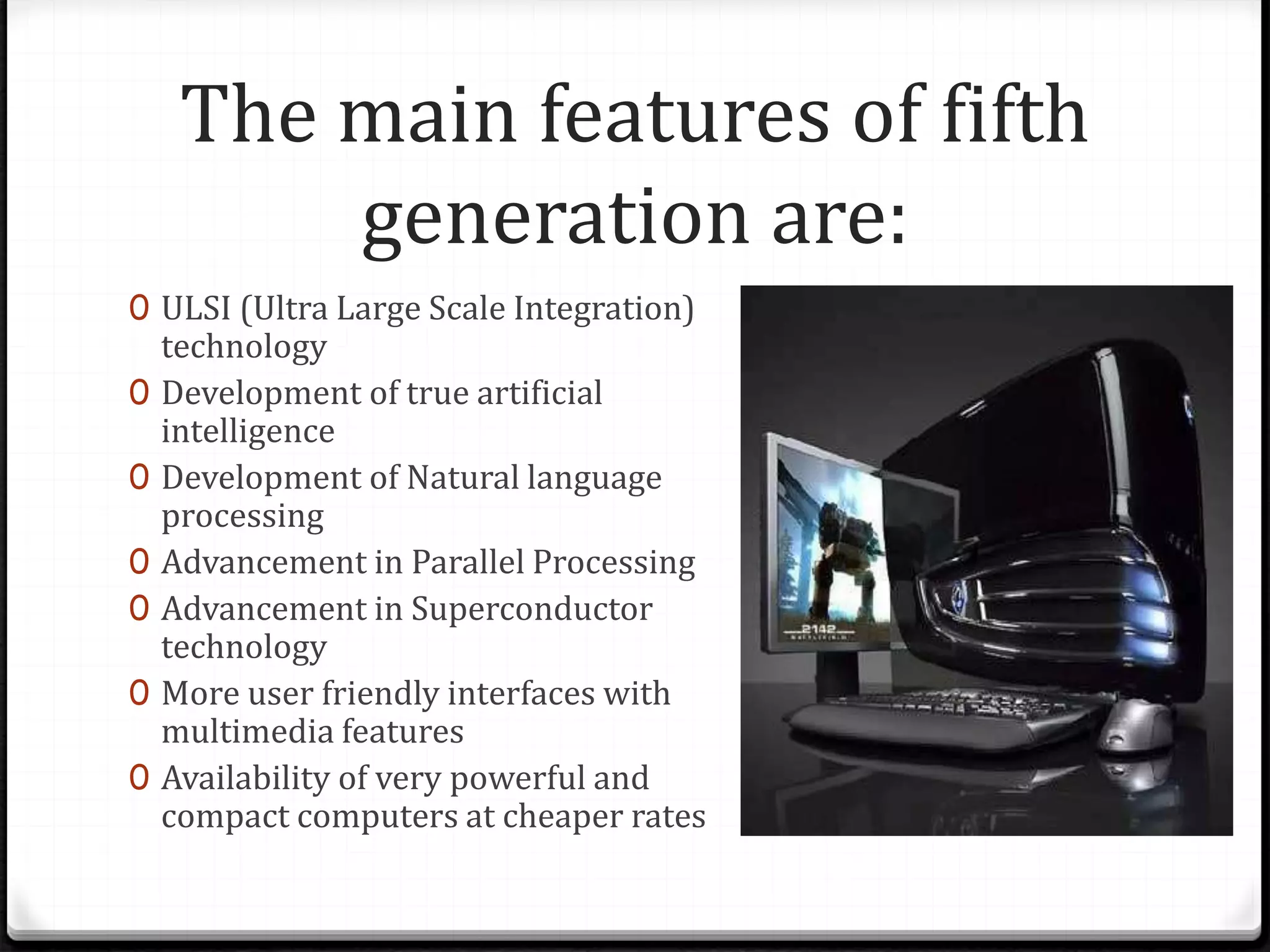 Computer Generations | PPTX