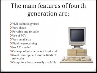 Computer Generations | PPTX