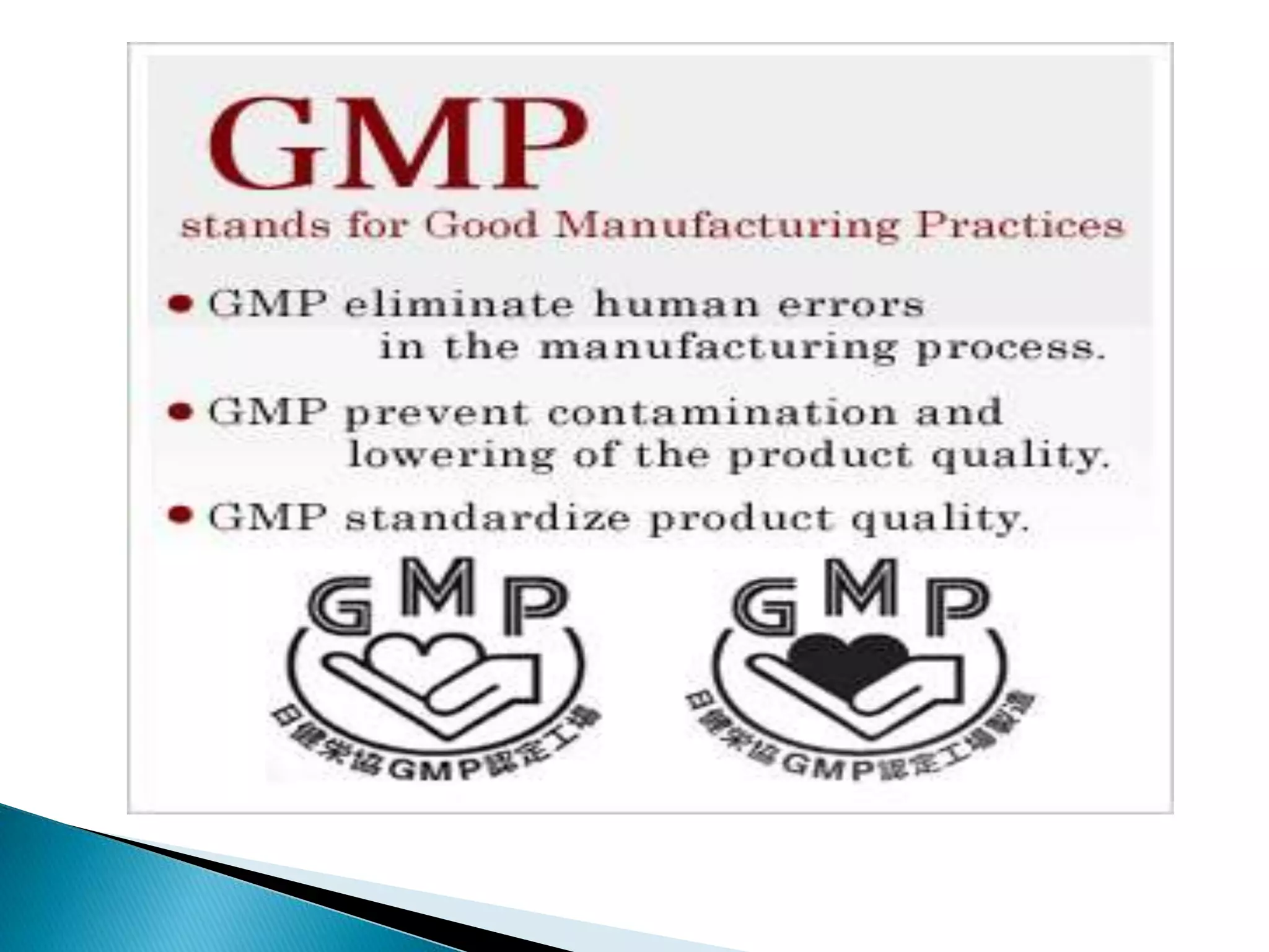 Good Manufacturing Practices | PPTX