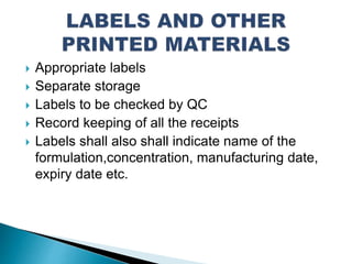 Good Manufacturing Practices | PPTX