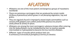 Mycotoxins | PPTX