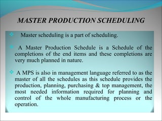 scheduling | PPT
