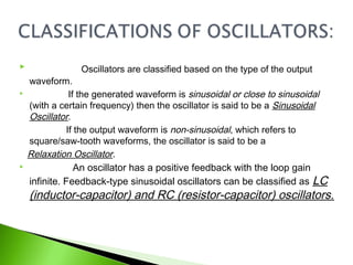 OSCILLATOR Pooja (2) | PPT